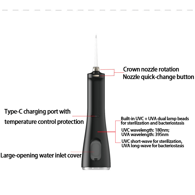 Water Flosser for Home Use, Piston Pump with 5 Pressure Settings, Quick ...